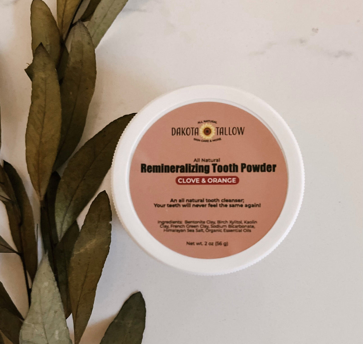 Remineralizing Tooth Powder – Dakota Tallow