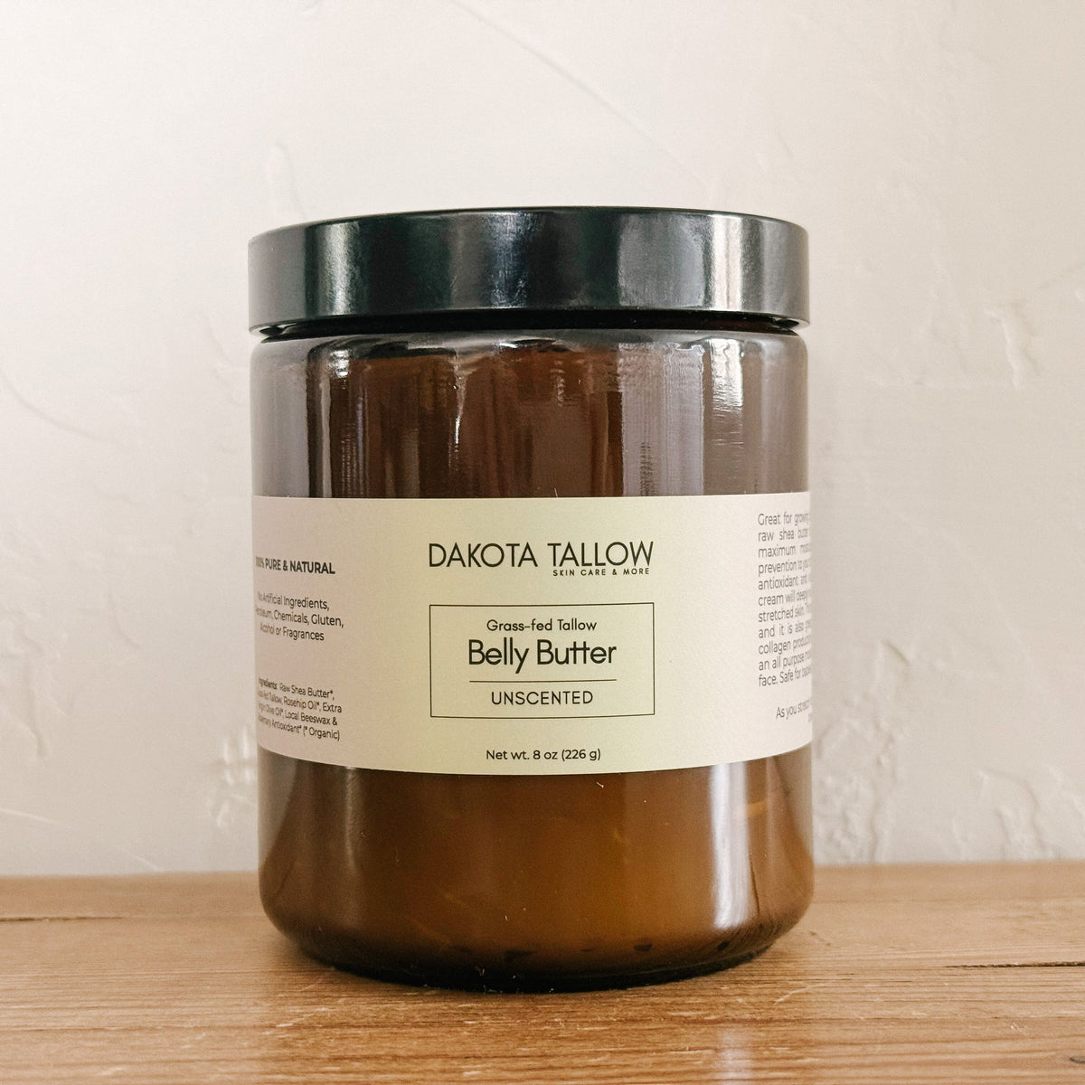Belly Butter | Unscented – Dakota Tallow