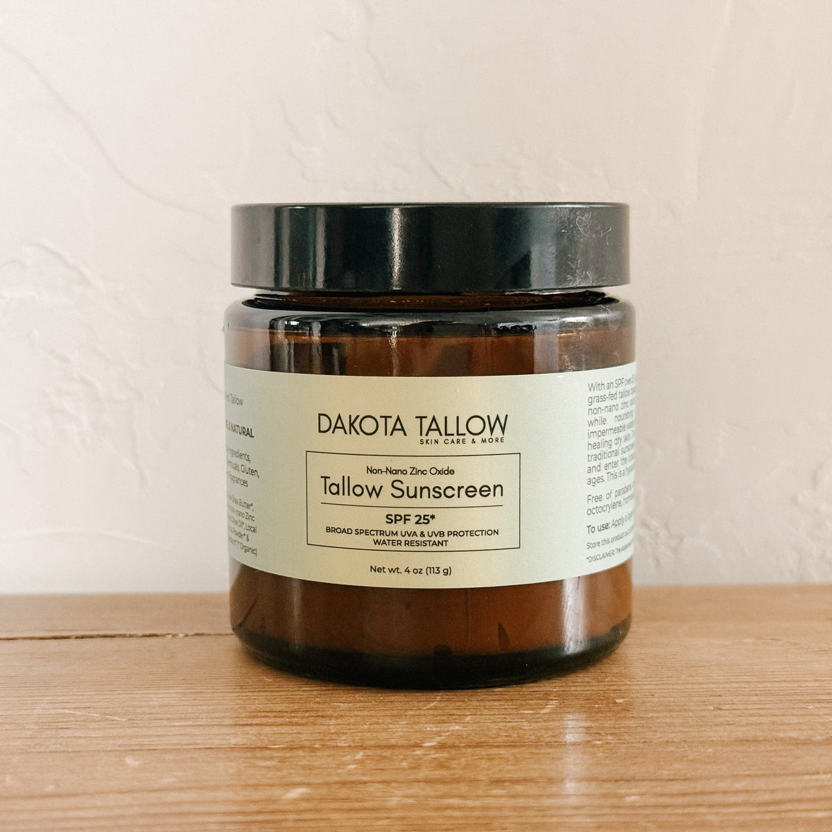 Tallow Mineral Sunscreen | SPF 30 – Dakota Tallow